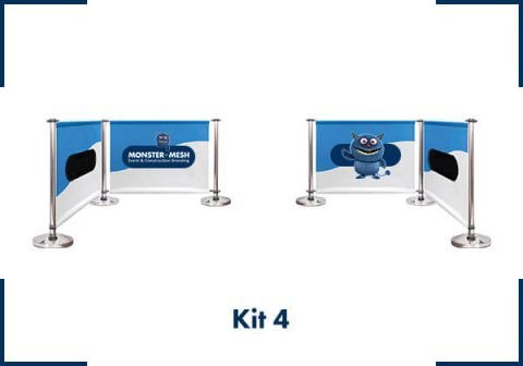 Premium Steel Cafe Barriers | Single Or Double-Sided