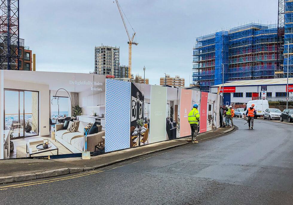 Hoarding Signage Solutions | Monster Mesh